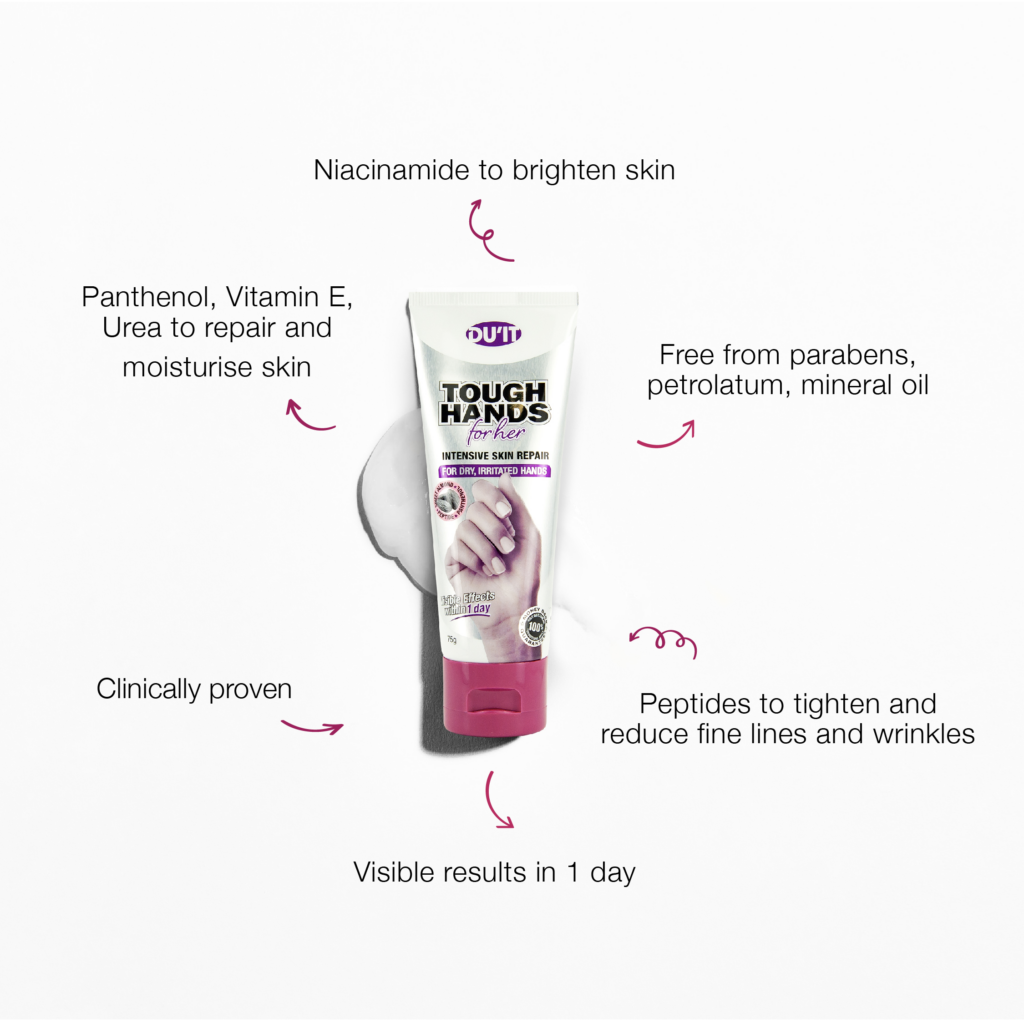 Tough Hands Duo | Intensive Hand Cream Repair For Dry Skin | DU'IT