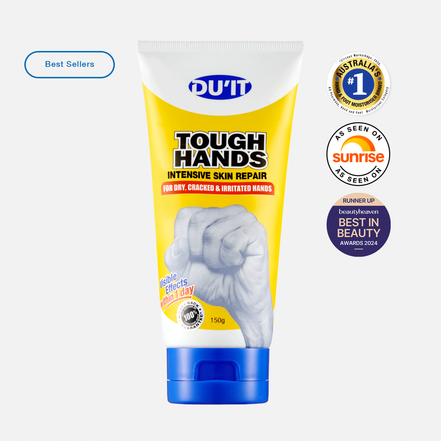 Tough Hands | Intensive Hand Cream Repair For Dry Skin | DU'IT