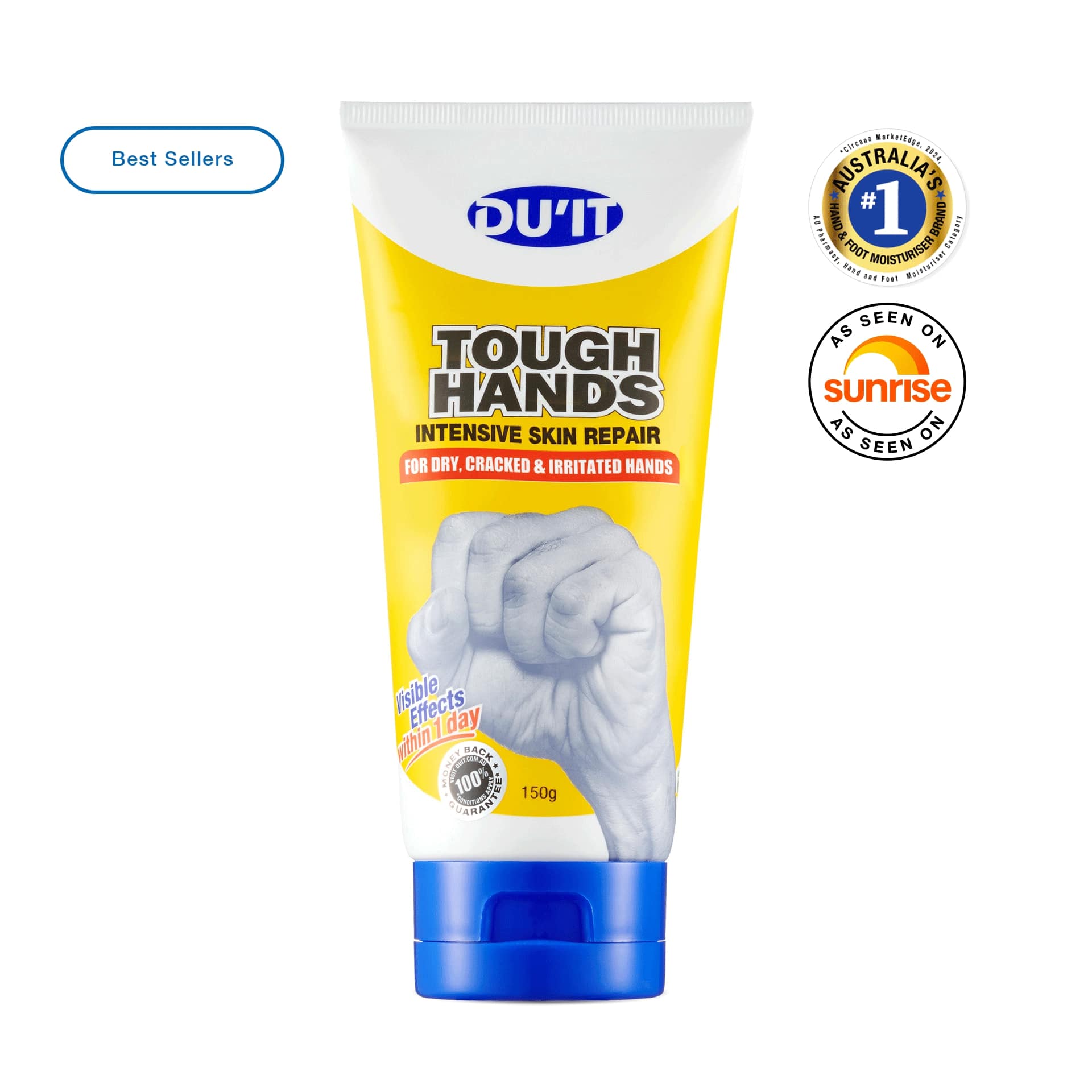Tough Hands | Intensive Hand Cream Repair For Dry Skin | DU'IT