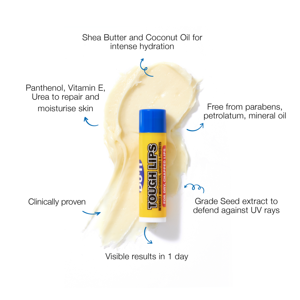 Tough Lips | Intensive lip balm that hydrates chapped lips | DU'IT