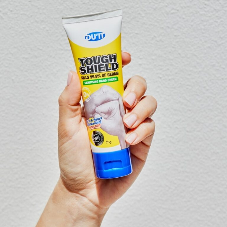 Tough Shield 75g | Sanitising Hand Cream. Kills 99.9% of germs | DU'IT