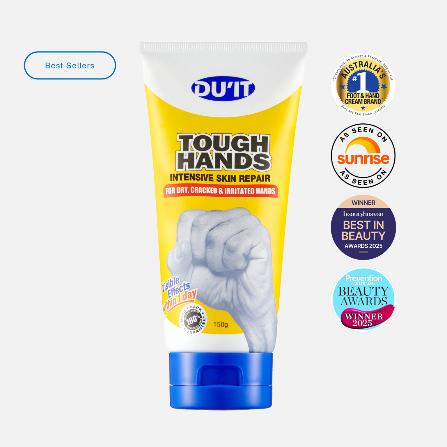 Tough Hands | Intensive Hand Cream Repair For Dry Skin | DU'IT